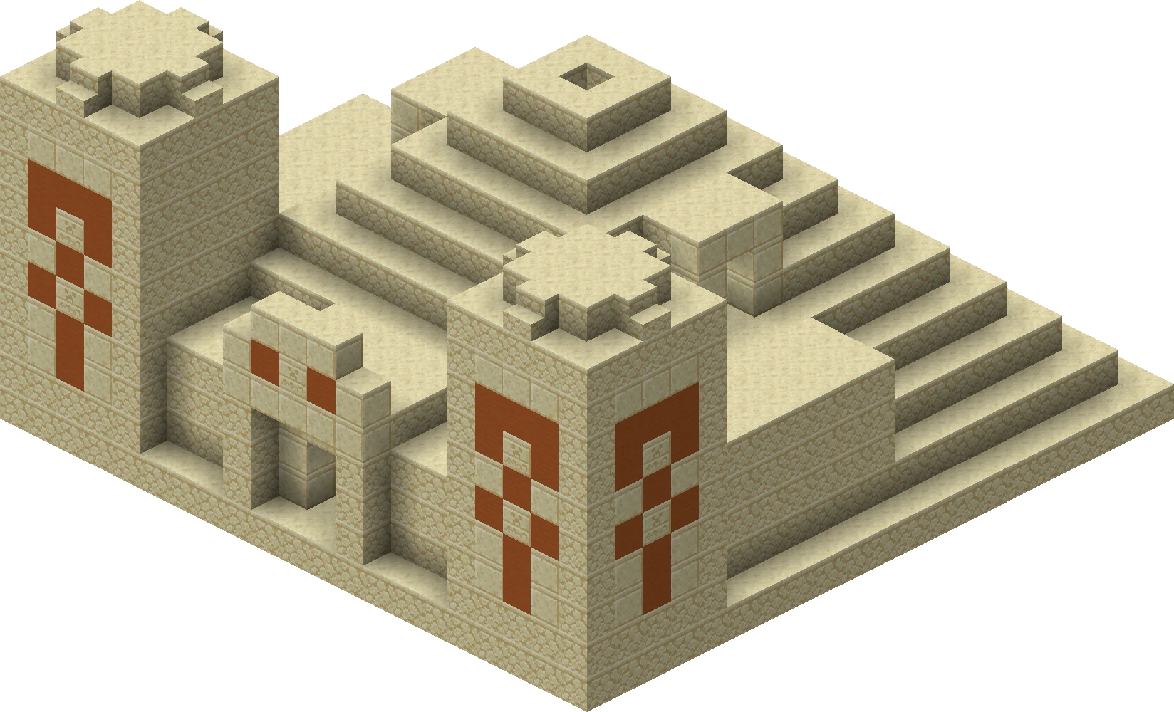 Minecraft Desert Temple Schematic
