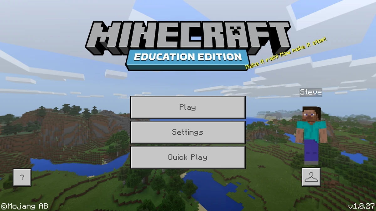 Education Edition 1.0.27 – Minecraft Wiki