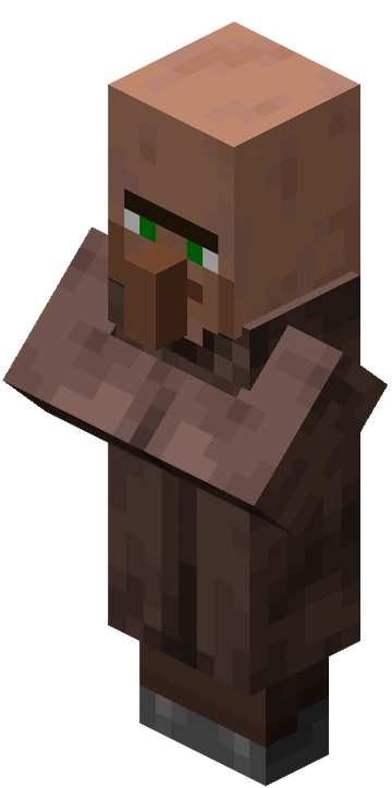 Minecraft Villager Drawing