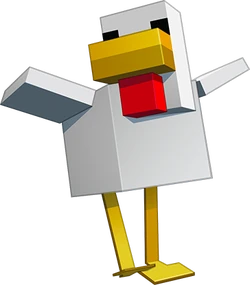 Chicken Minecraft Face
