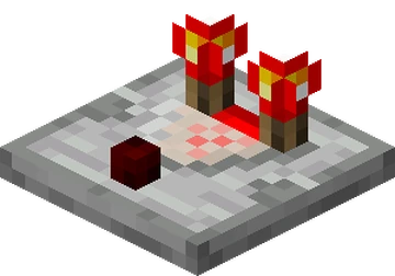 Minecraft Redstone Block 2d