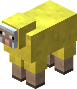 Orange Sheep Minecraft