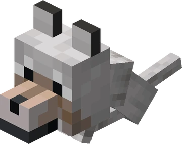 Lobos De Minecraft Lobo Hermoso