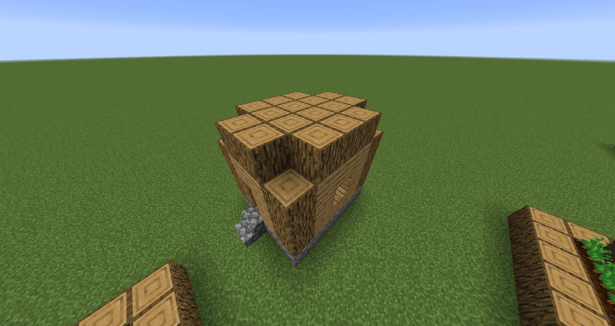 Village/Structure (old)/Blueprints/Farm Shack – Minecraft Wiki