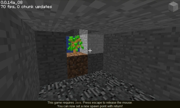 Java Edition Classic 0.0.14a_08 - Minecraft Wiki