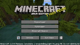 Java Edition 1.19.4 Release Candidate 1 - Minecraft Wiki