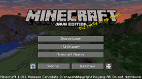 Java Edition 1.18.1 Release Candidate 2 - Minecraft Wiki