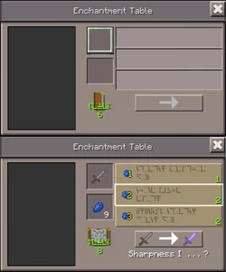 Minecraft Betoveringstafel Recept