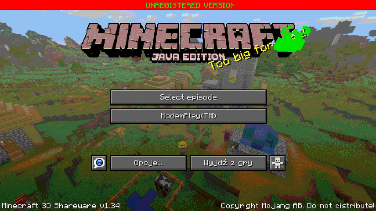Minecraft 3D Shareware 1.34 – Minecraft Wiki Polska