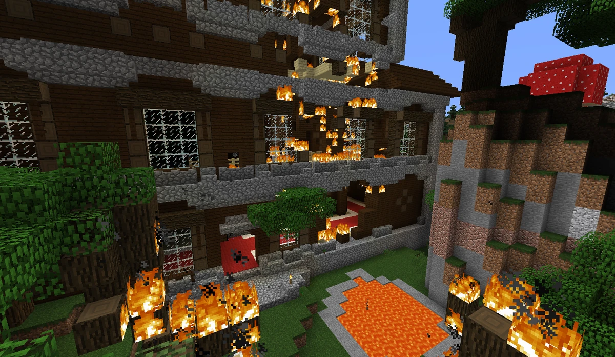 Ogień – Minecraft Wiki Polska