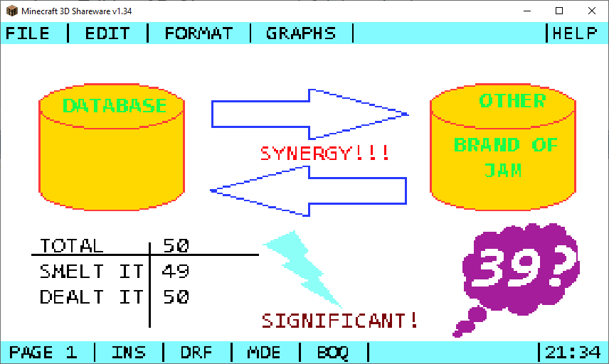 3D Shareware v1.34 (Java Edition) — Minecraft wiki | Майнкрафт вики