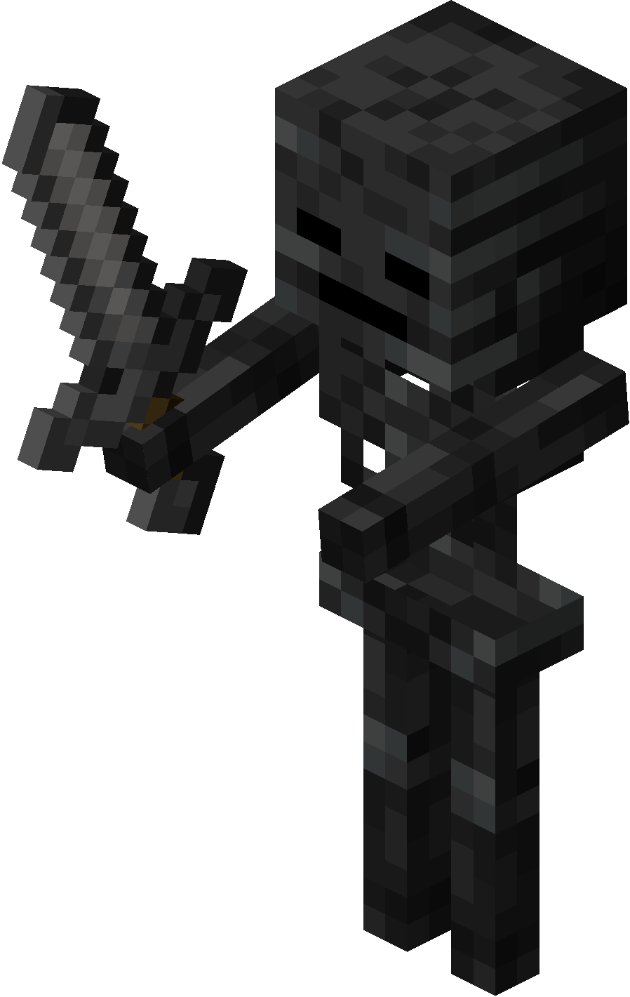 Скелет иссушитель — Minecraft Wiki Майнкрафт вики