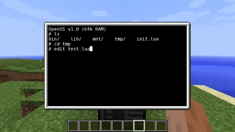OpenComputers/Туториал: Пишем программу — Minecraft Wiki