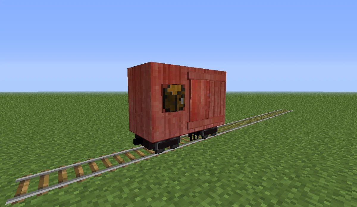 Traincraft/Красный крытый вагон — Minecraft Wiki