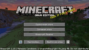 1.18.1 Release Candidate 2 (Java Edition) — Minecraft Wiki