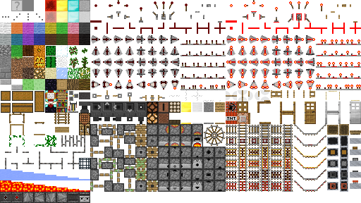 Minecraft sprites