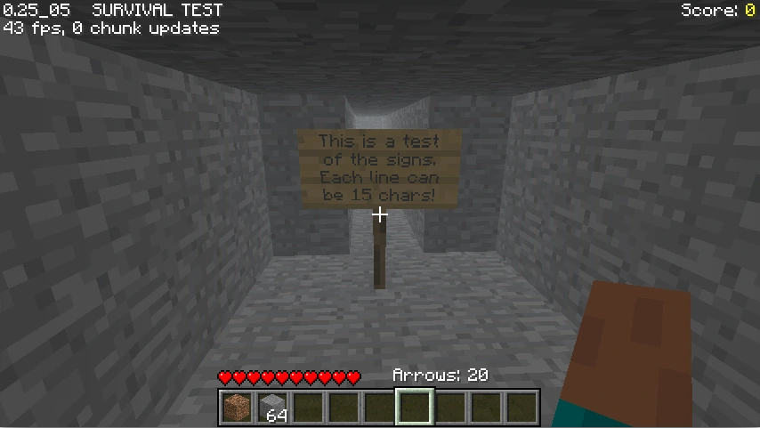 Java版Classic 0.25_05 SURVIVAL TEST - Minecraft Wiki，最详细的我的世界百科