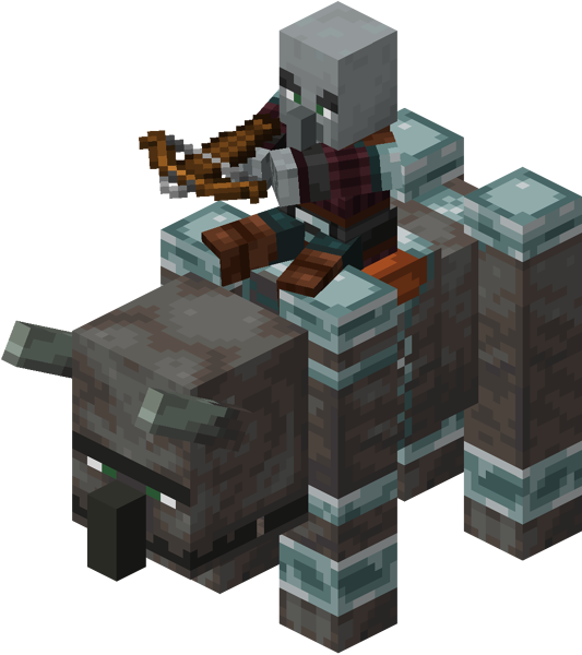 File:Ravager Rider.png - Minecraft Wiki，最详细的官方我的世界百科