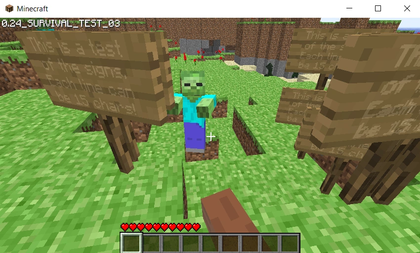 Java版Classic 0.24_SURVIVAL_TEST_03 - Minecraft Wiki，最详细的我的世界百科