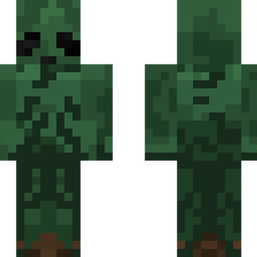 Minecraft Creeper Skin Template