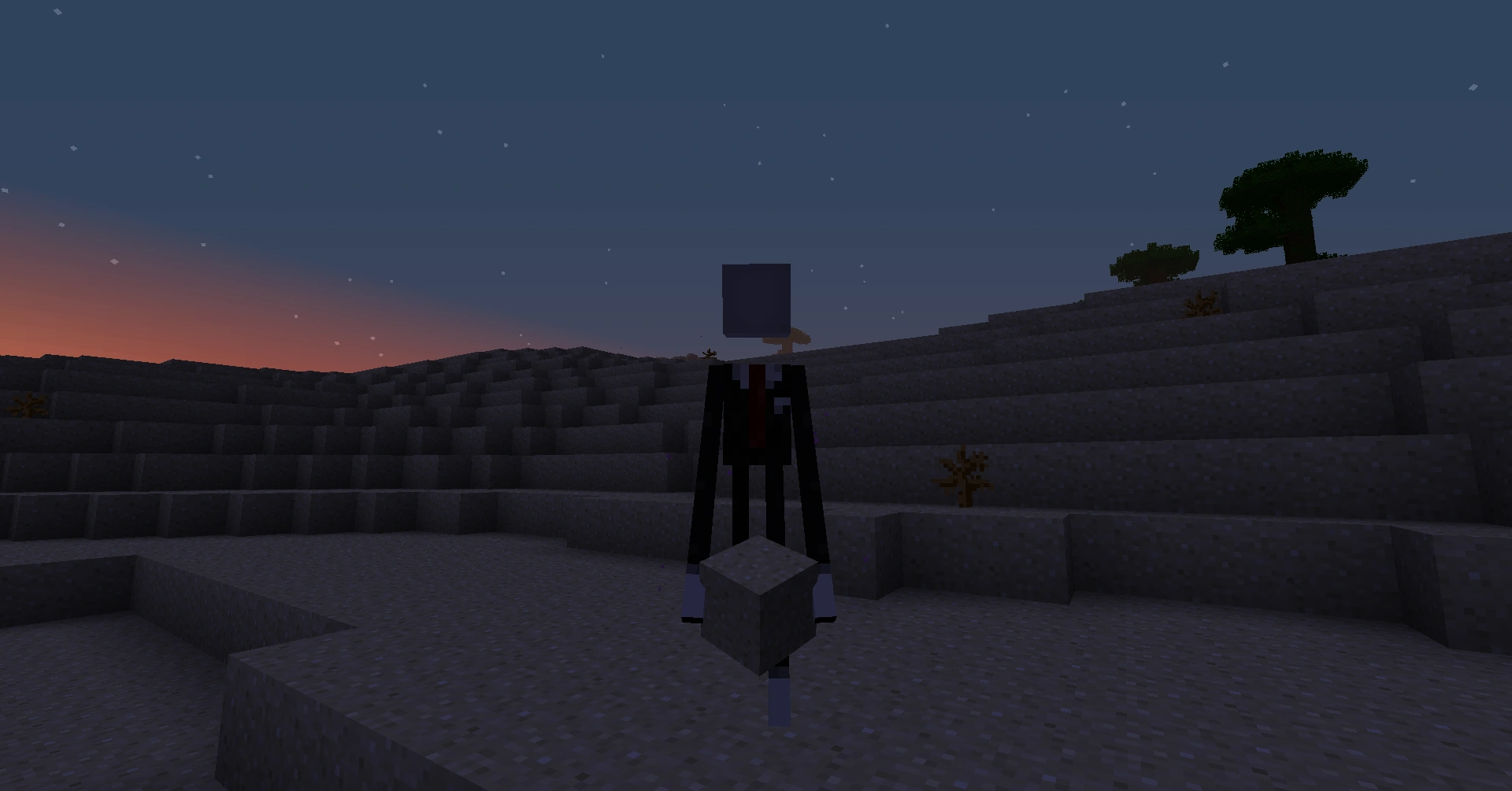 Slenderman Minecraft Sightings