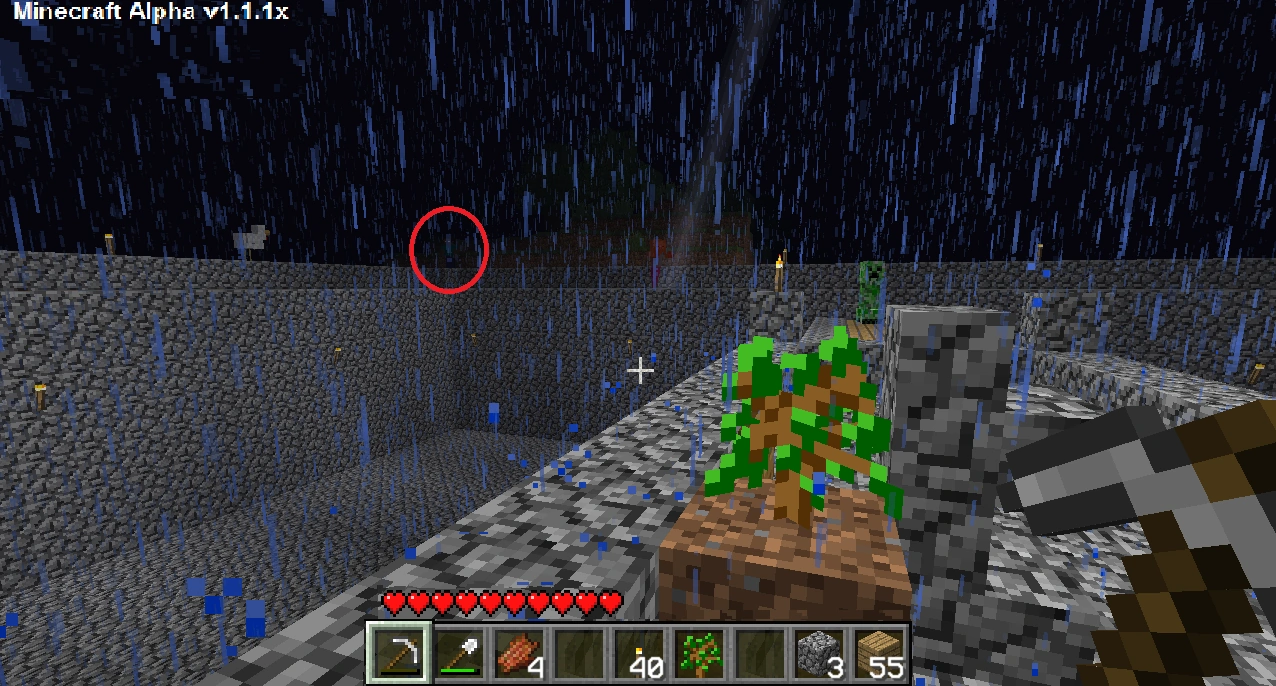 First Herobrine Sighting