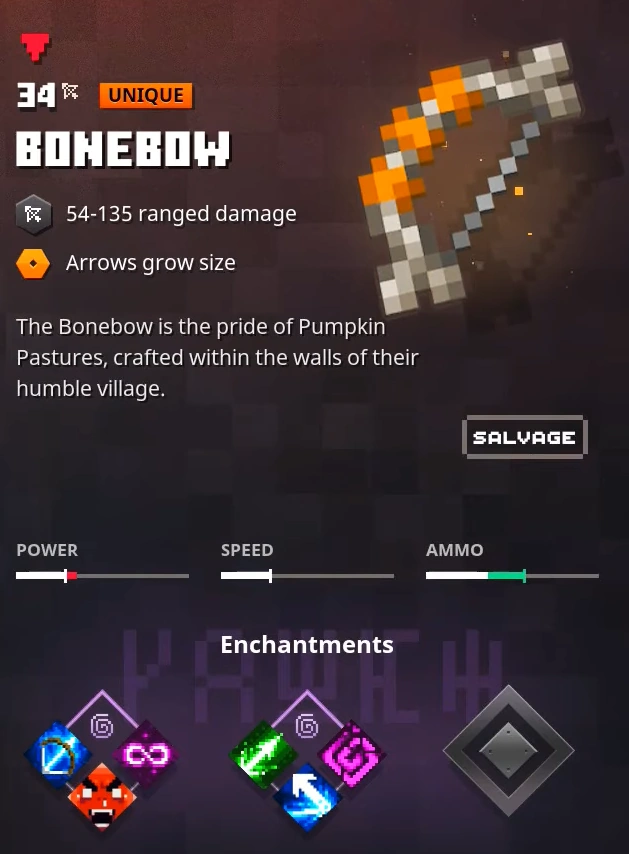 Bonebow | Minecraft: Dungeons Wiki | Fandom