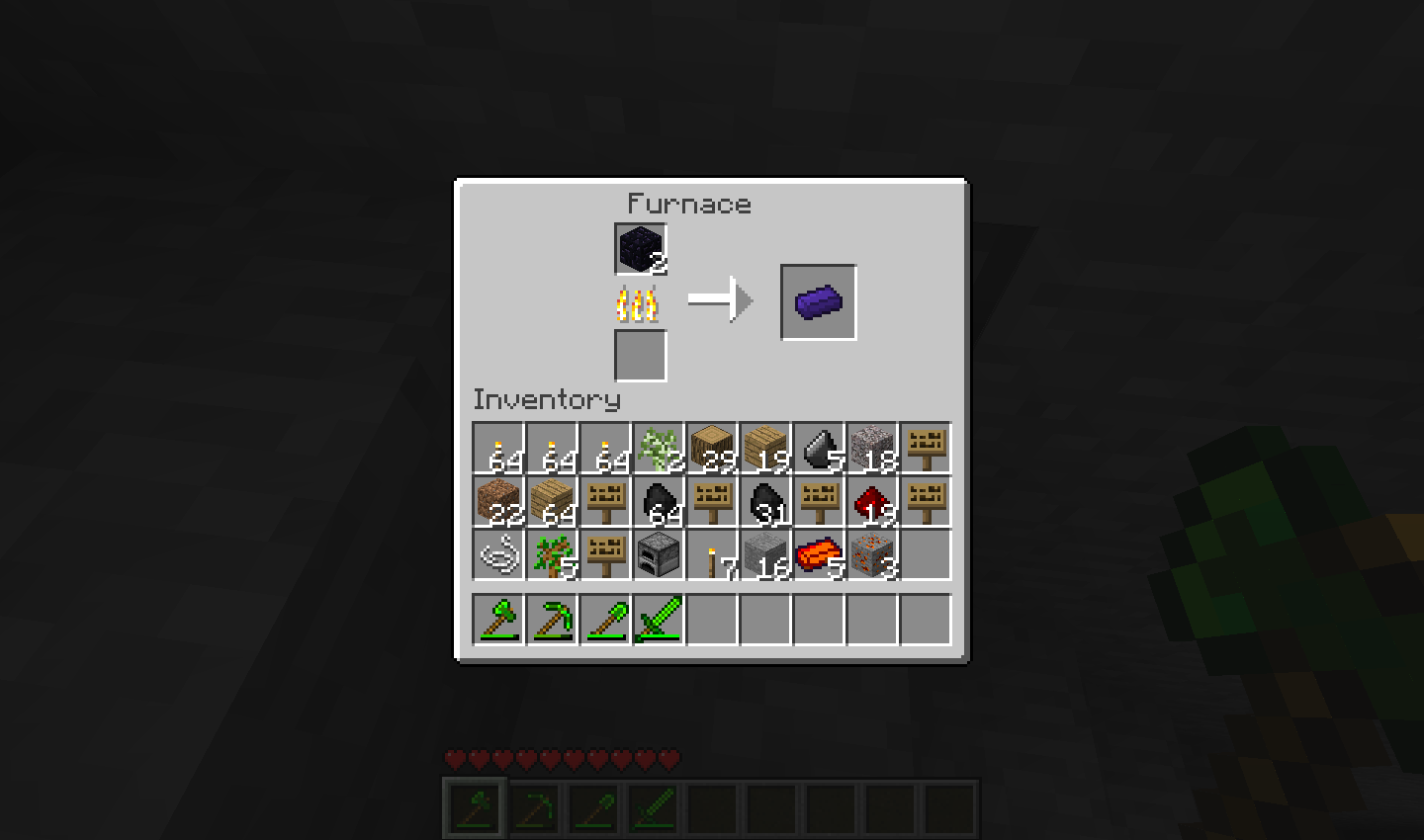 Minecraft Obsidian Ingots