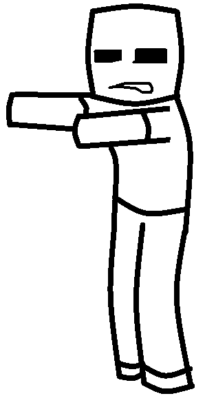 Minecraft Zombie Template