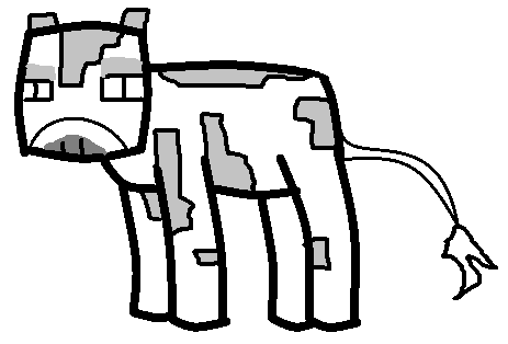 Cow Template | Minecraft Fanfictions Wiki | Fandom