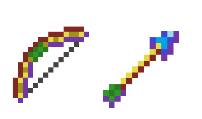 Minecraft Papercraft Bow And Arrow