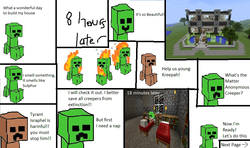 Comics | Minecraft Fanfictions Wiki | Fandom