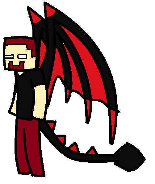 Minecraft Herobrine Dragon