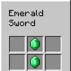 Minecraft Emerald Sword
