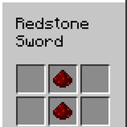 Redstone Sword Minecraft