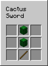 Cactus Sword | Minecraft Fan Ideas Wiki | Fandom