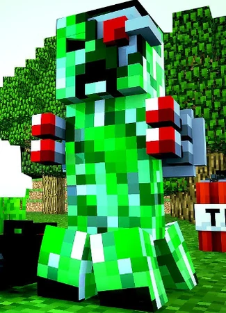 minecraft creeper walking coloring pages
