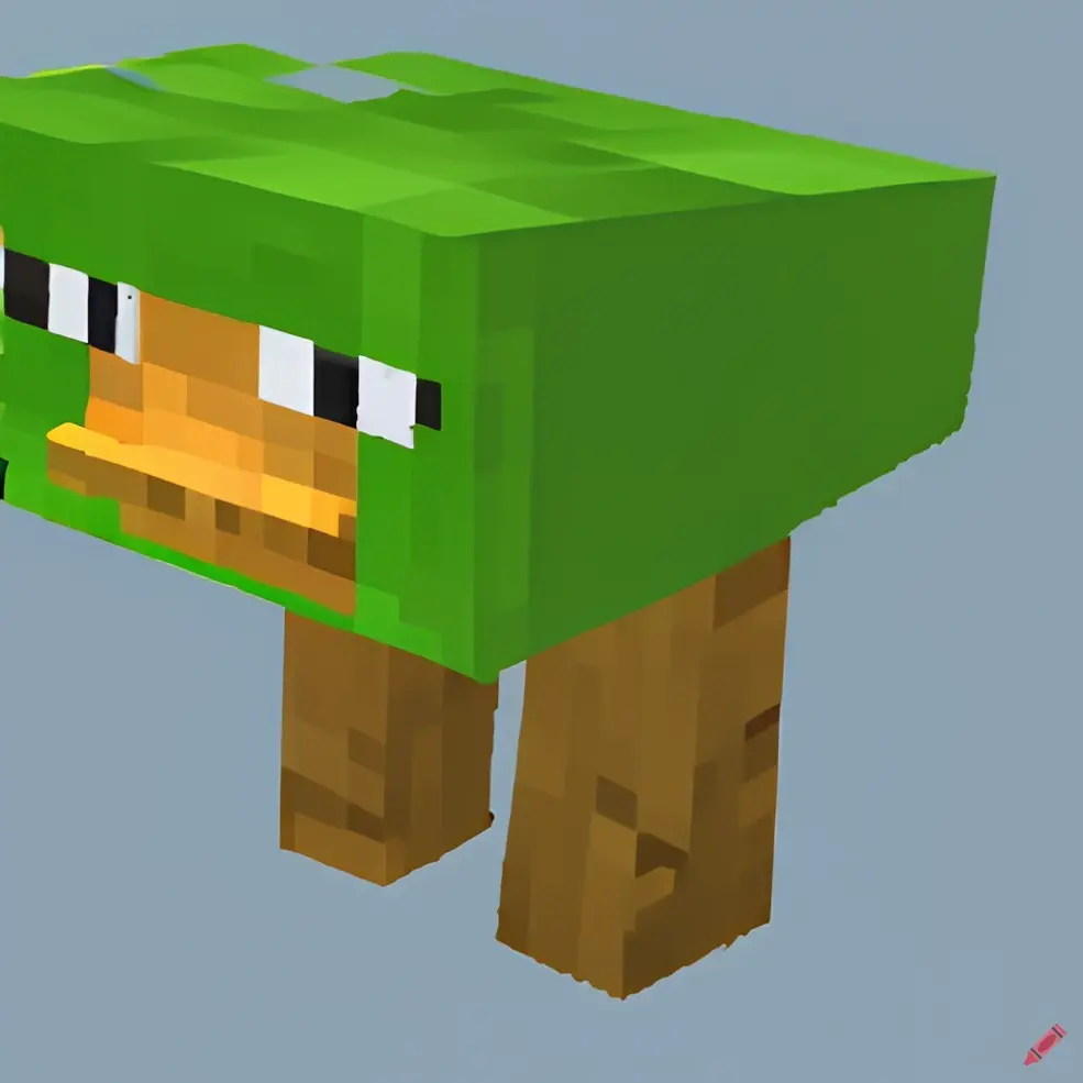 Minecraft Bird Head