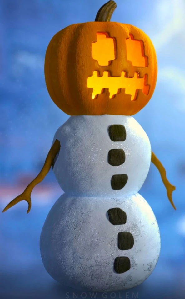 Snow Glowem | Minecraft Fanon Wiki | Fandom