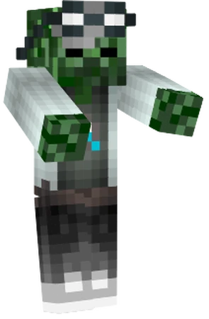 Minecraft Zombie Skin Png