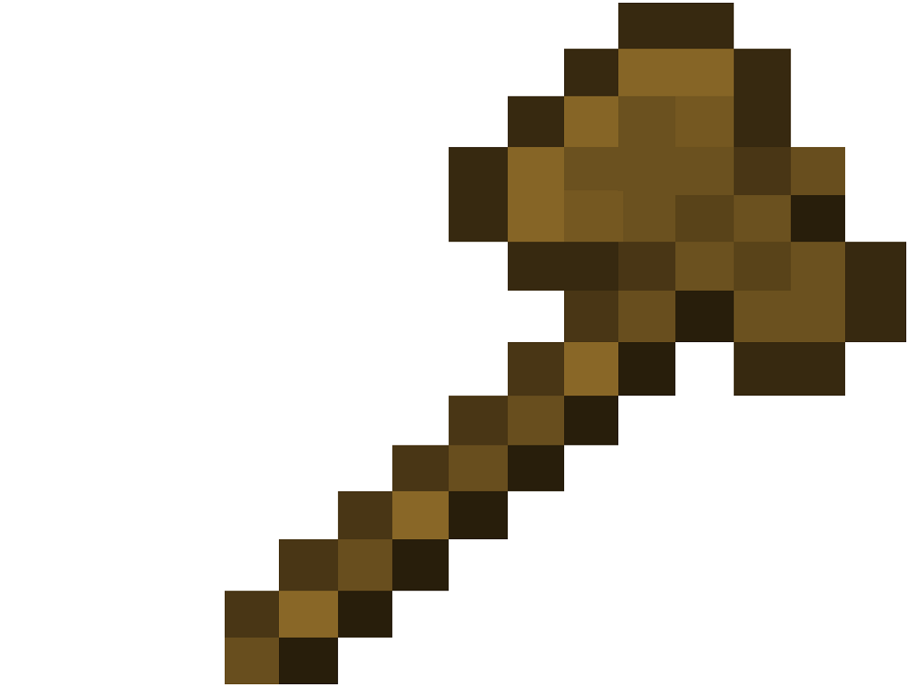 Wooden Axe Minecraft