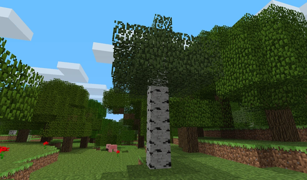 Filetall Birch Treepng Official Minecraft Wiki