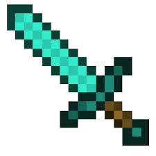 how to make minecraft diamond sword