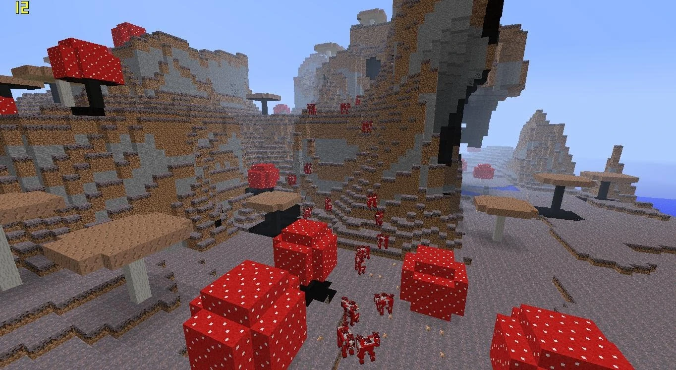 Minecraft Mooshroom Island