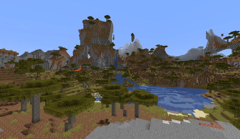 mil millones ponerse nervioso Ir a caminar bioma sabana minecraft bahía ...