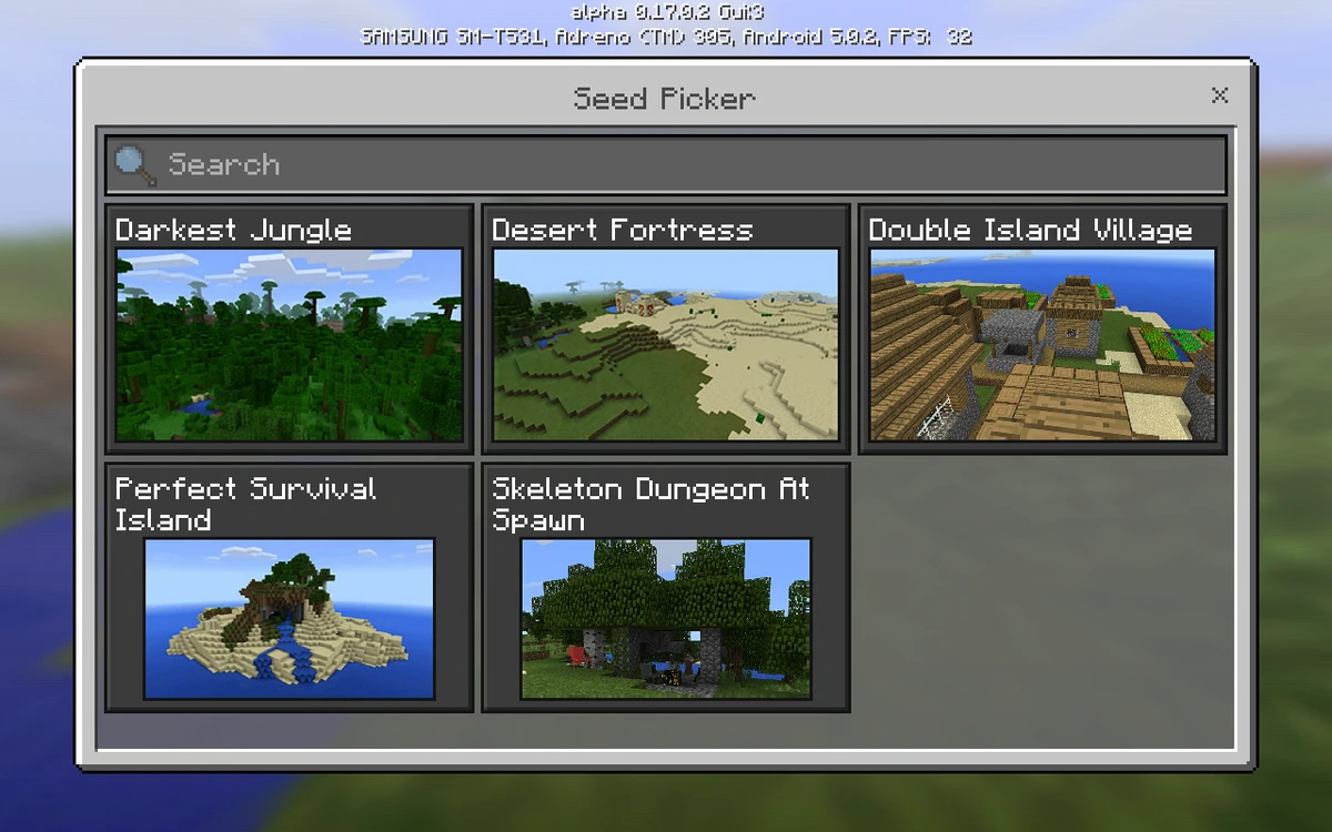 Level Seed Picker | Minecraft Bedrock Wiki | Fandom