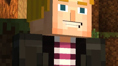 how to draw lucas from minecraft story mode