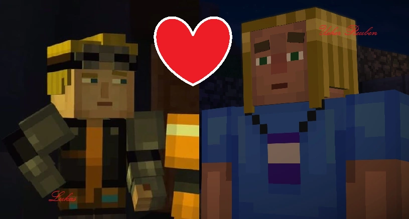 Lukas x Usher Reuben | Minecraft Story Mode Fanon Wiki | Fandom