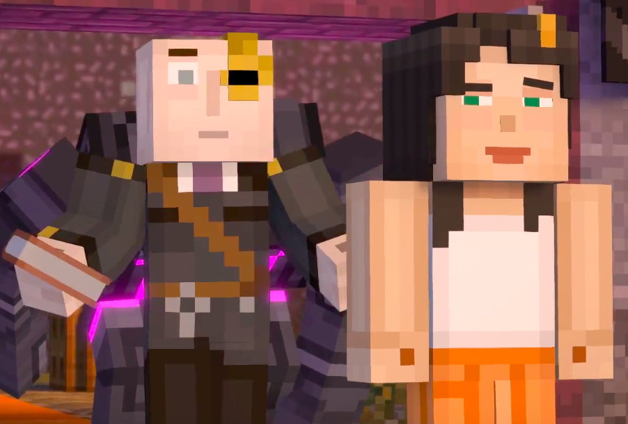 Jesse X The Warden Wardesse Minecraft Story Mode Fanon Wiki Fandom