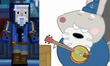 Vos x Grampy Rabbit | Minecraft Story Mode Fanon Wiki | Fandom